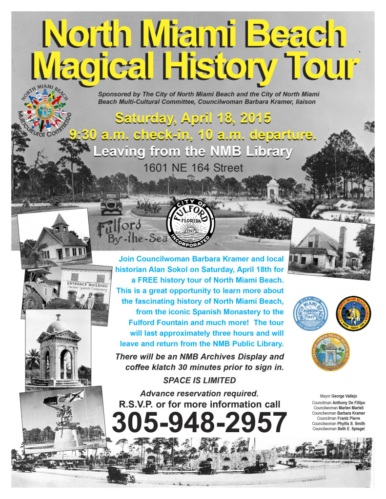 North Miami Beach Magical History Tour 2015 – VotersOpinion.com