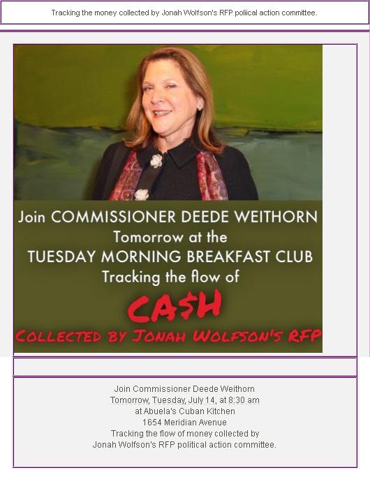 #DirtyPolitician Deede Weithorn’s #HypocrisyBreakfast – VotersOpinion.com
